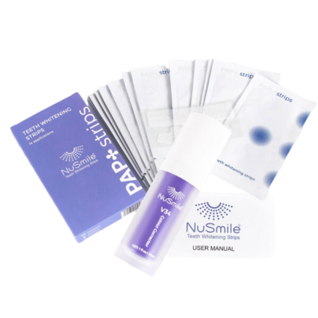 NuSmile - Teeth whitening Kits PAP+ Strips and V34 Gel